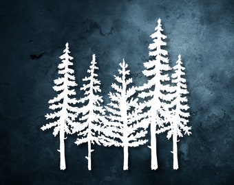 Pine Tree Metal Wall Art, Metal Pine Tree Wall Decor, Metal Tree Wall ...