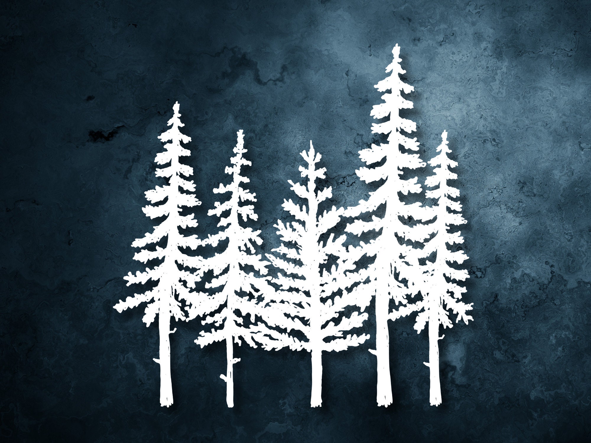 Metal Pine Tree Wall Art, Pine Tree Wall Decor, Pine Tree Metal Wall ...