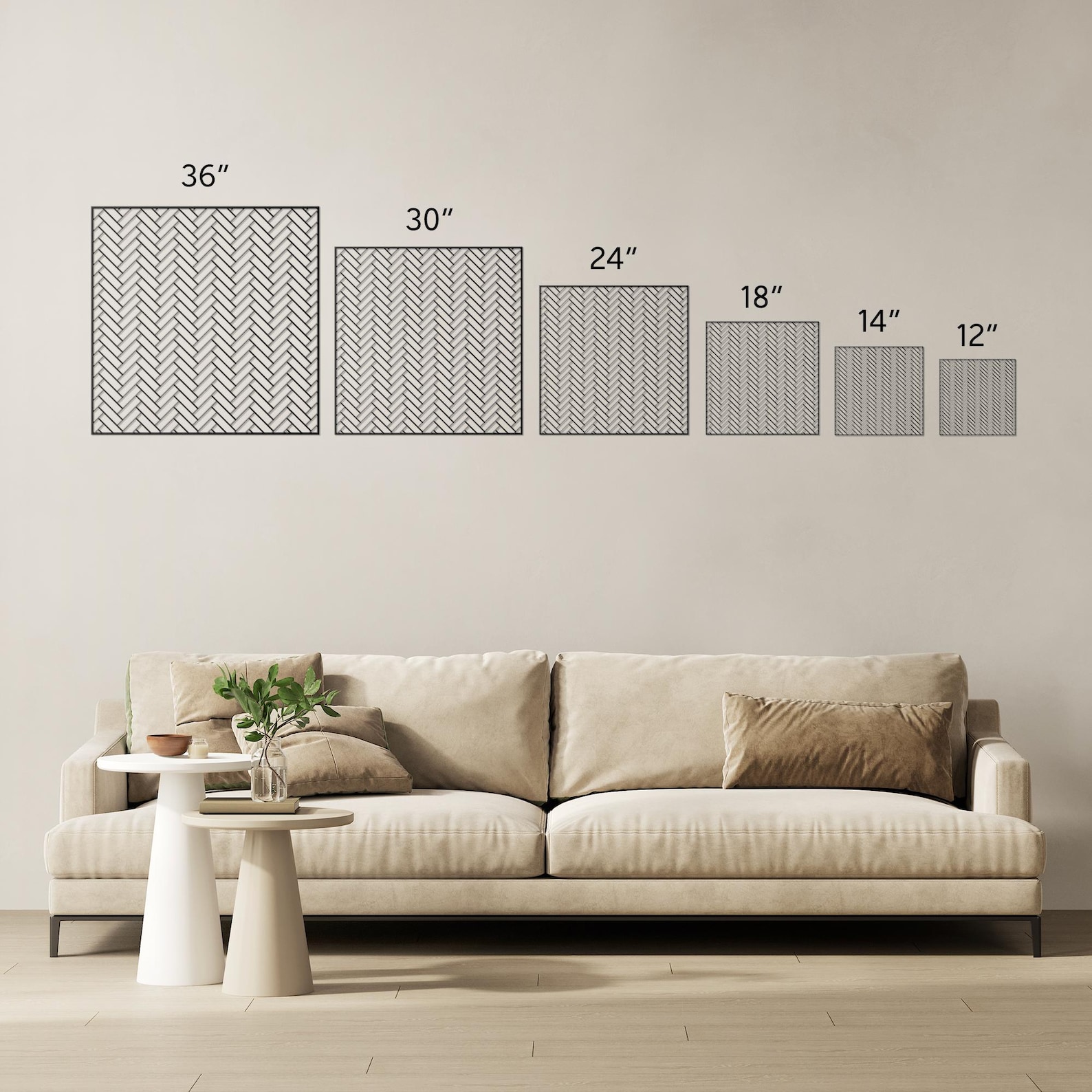 Metal Wall Grid, Wall Grid for Plants, Mesh Memo Board, Herringbone ...