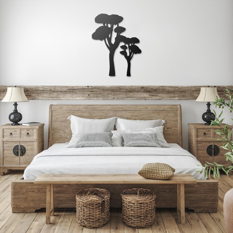 Metal Joshua Tree Wall Art: Farmhouse Outdoor Decor - Etsy