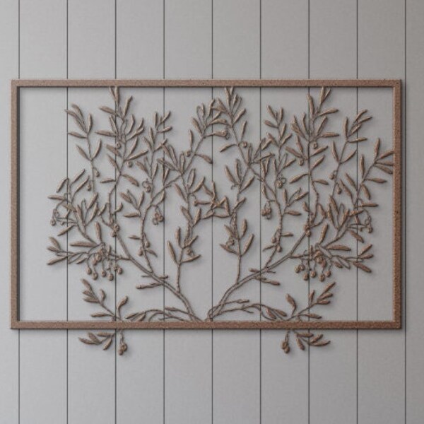 Metal Olive Branch Wall Art - Etsy