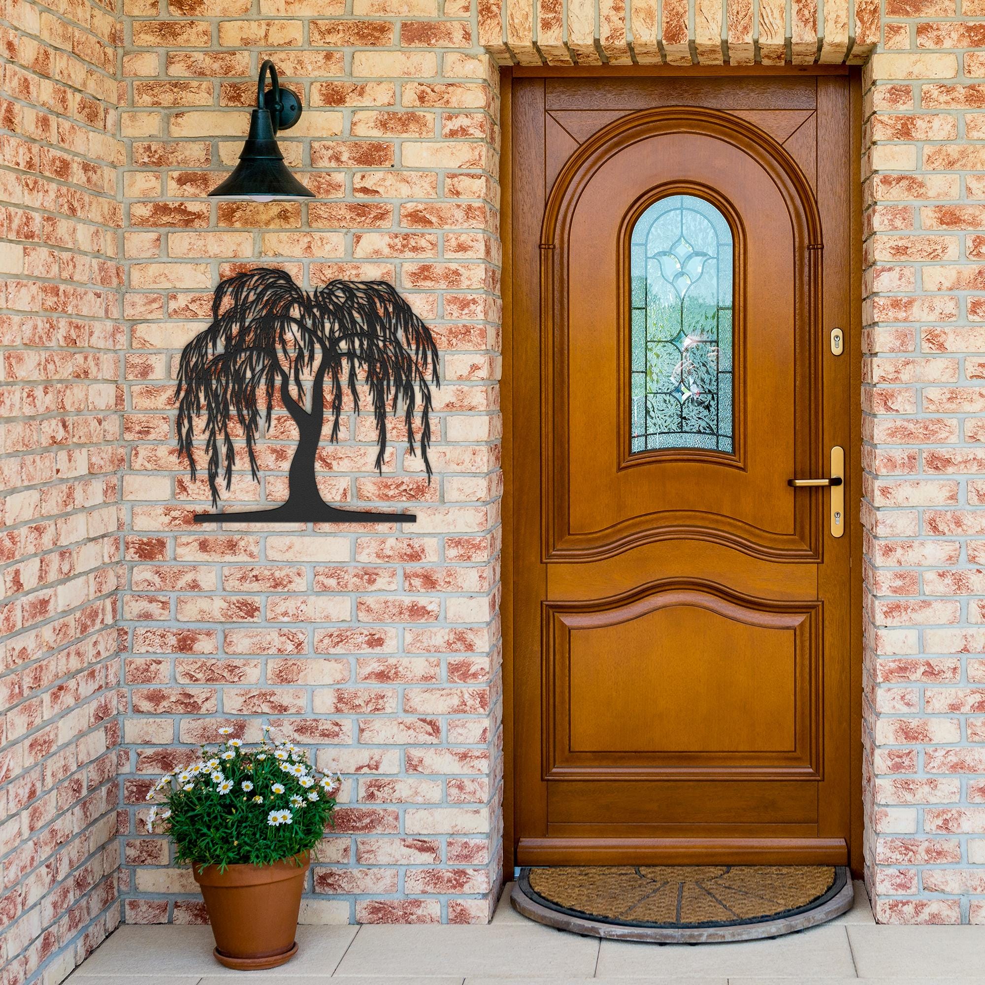 Weeping Willow Tree Metal Wall Art, Metal Wall Decor, Wall Art Metal ...