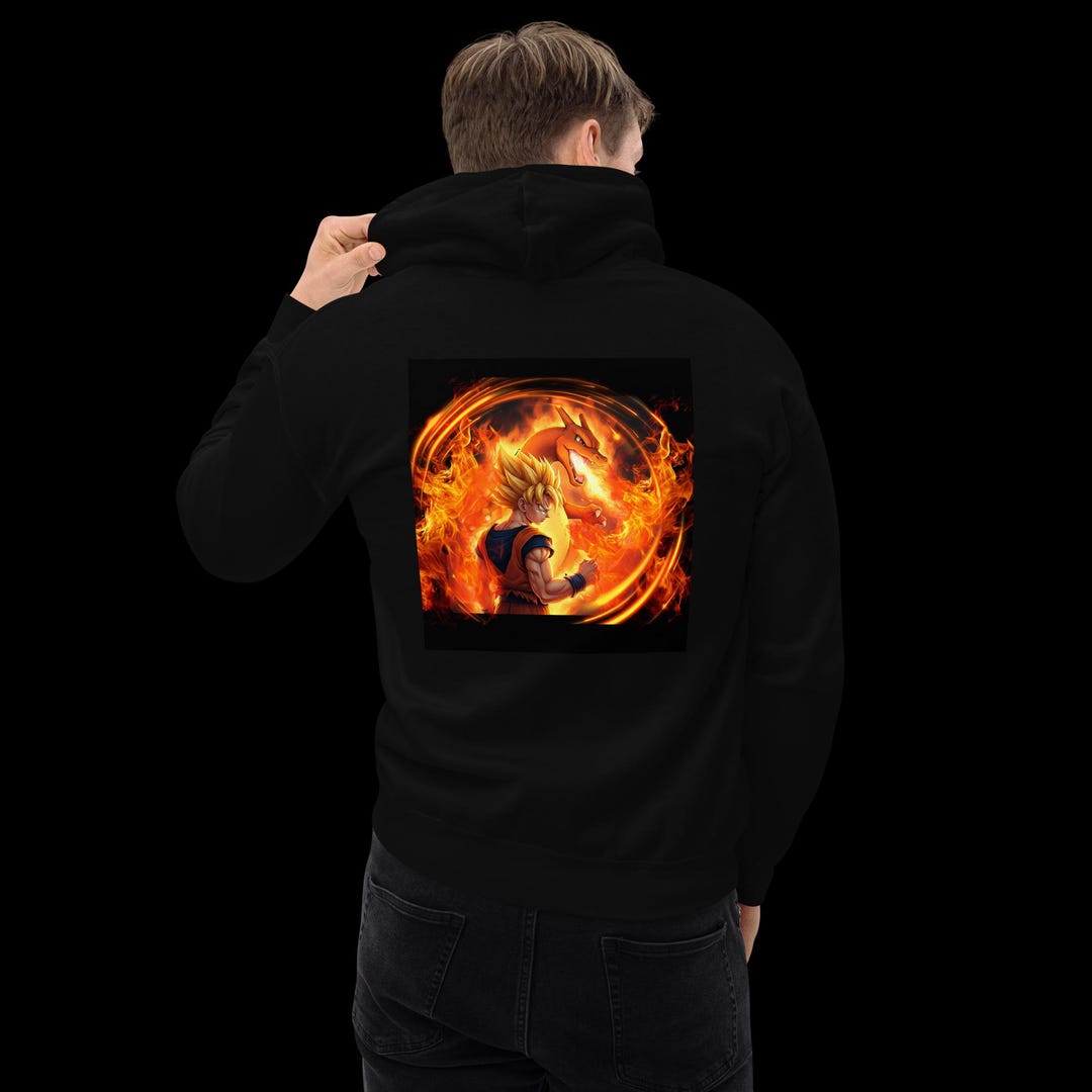 Goku X Charizard Dragon Ball Z Meets Pokemon Super Saiyan Flames, Anime ...