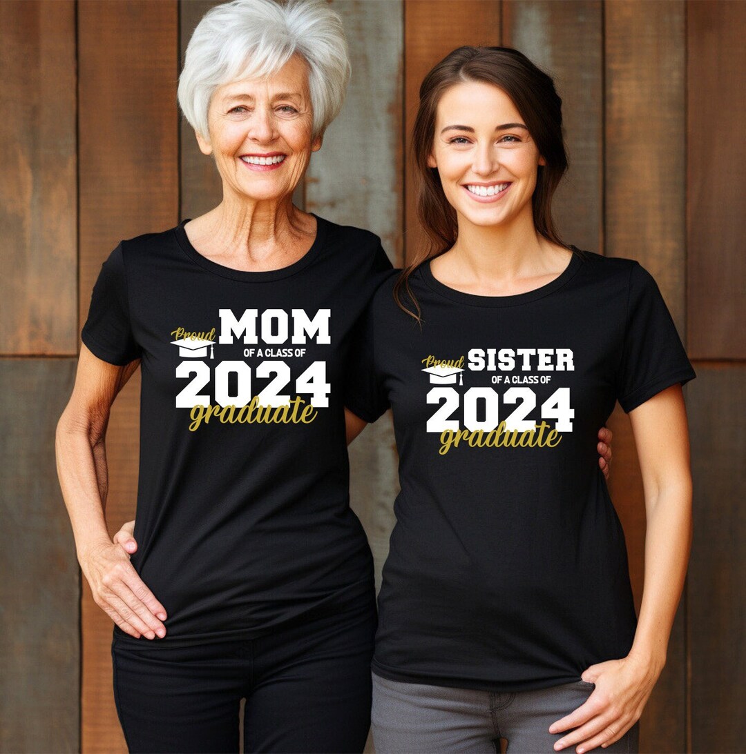 Custom Senior Class of 2024 Shirts, Personalized Graduation Tshirts ...