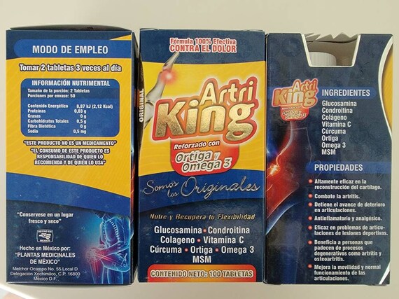 Artri King Reforzado Con Ortiga Y Omega3 - Etsy