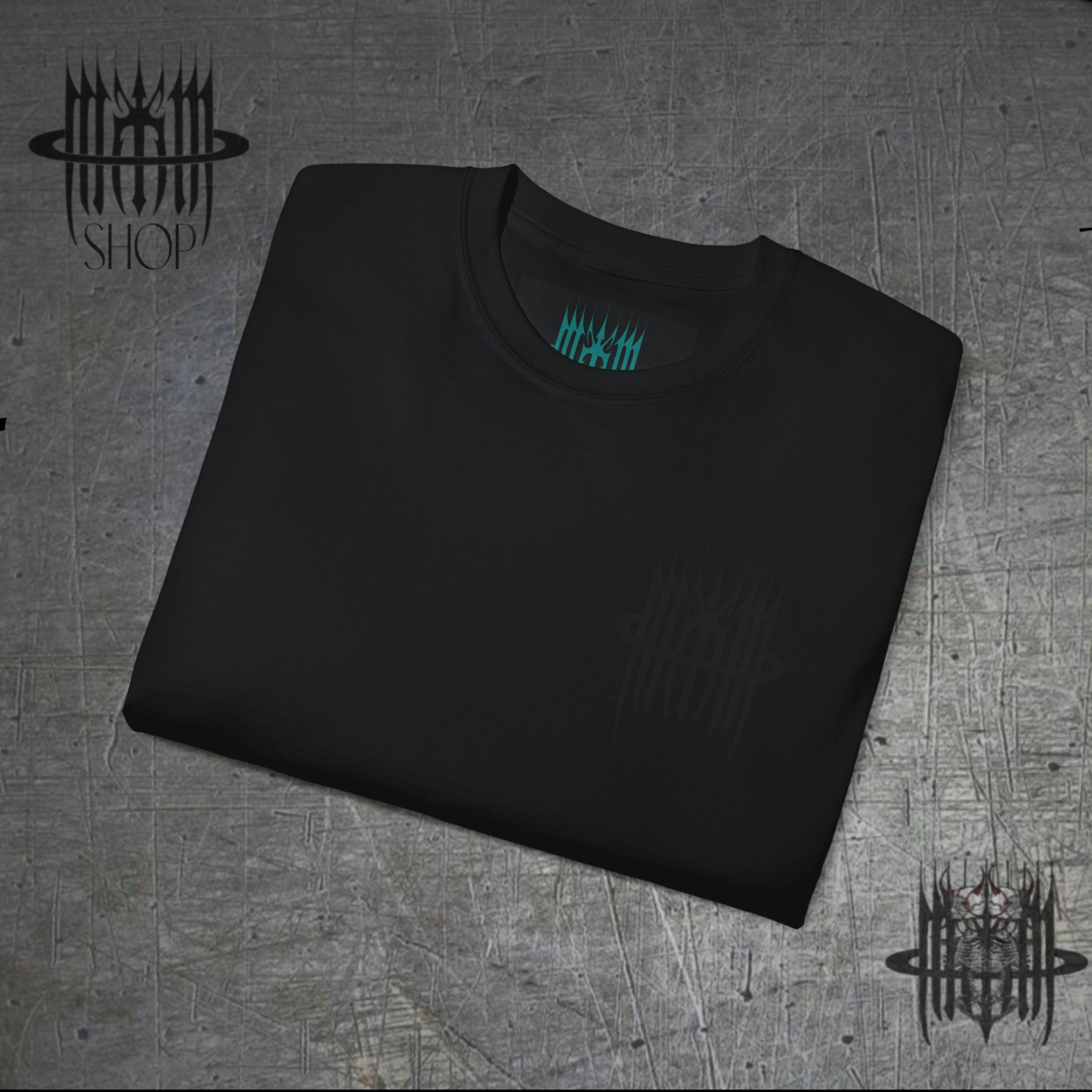 MK0KM Black Ultra Cotton Eco-dark Goth Streetwear Unique Style in Black ...