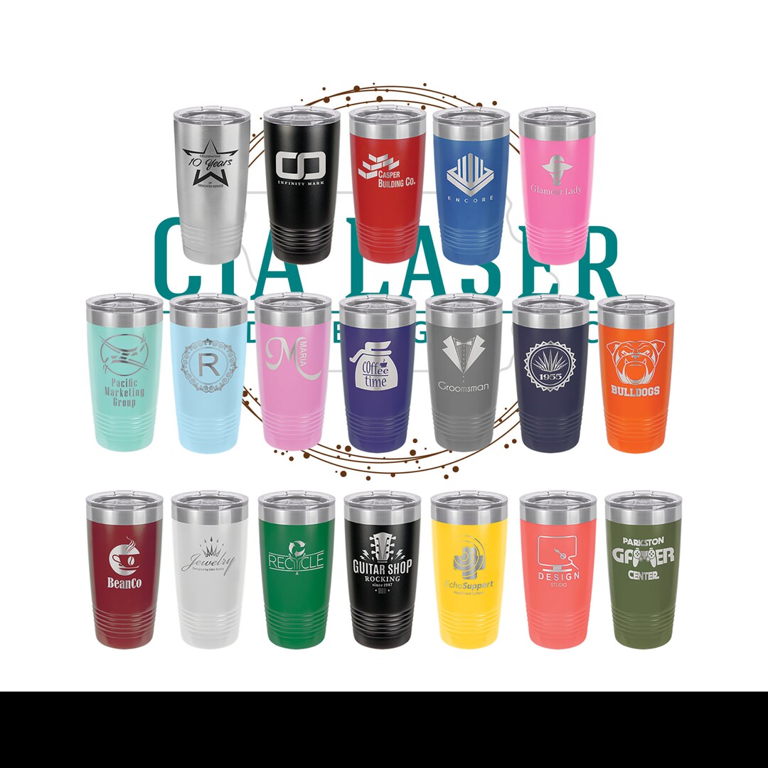 Personalized 20oz Tumbler, ADD YOUR LOGO, Wholesale Tumblers, Laser ...
