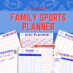 Family Sports Planner - Etsy