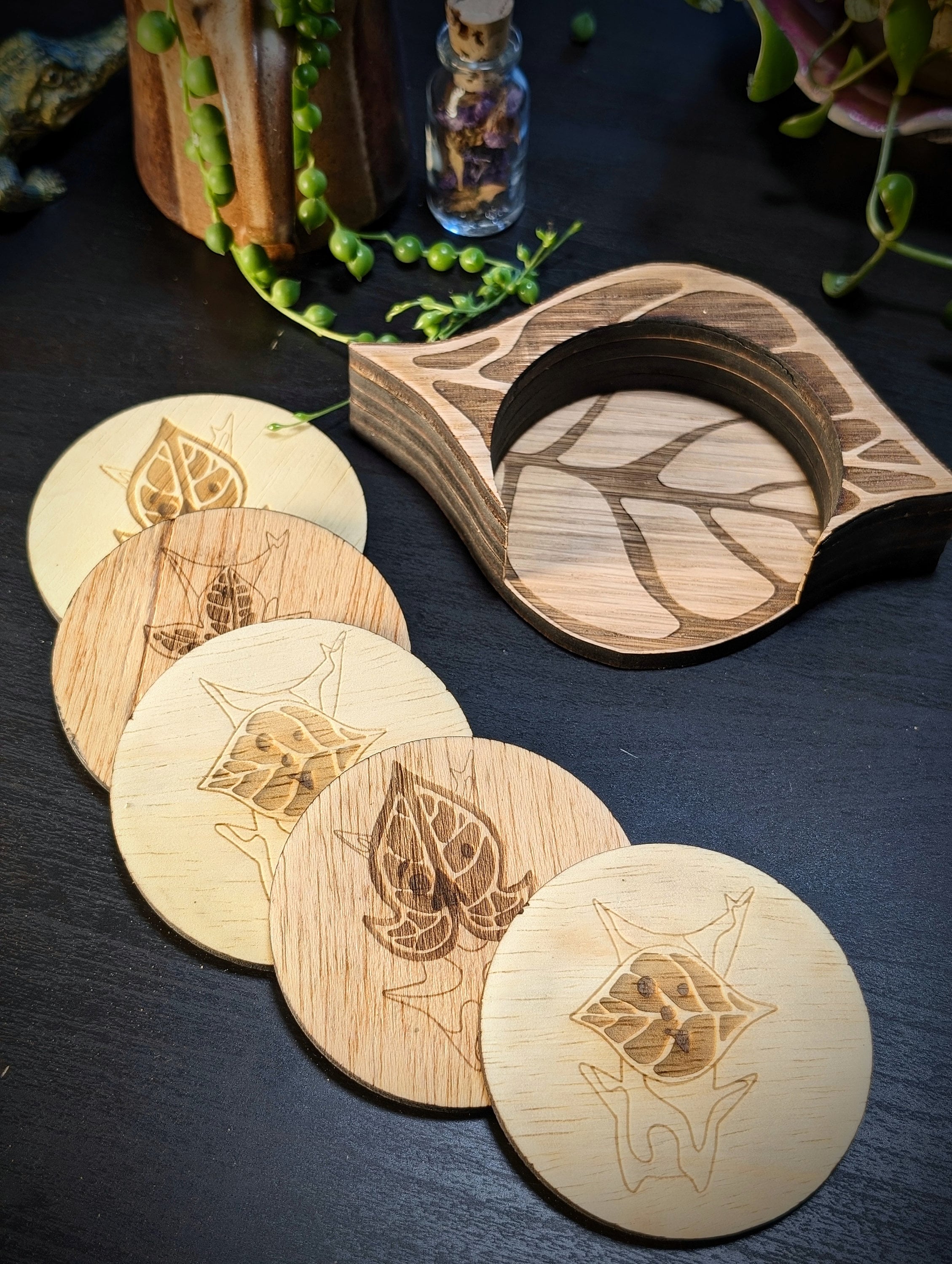 Korok BOTW Wood Coasters - Etsy