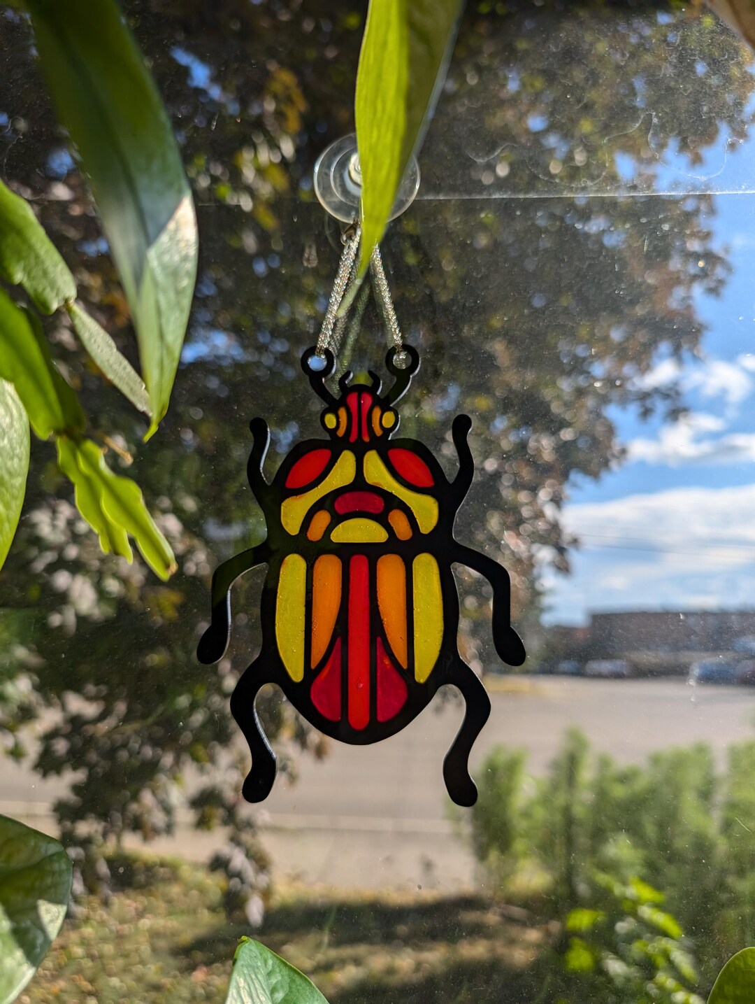 Suncatcher Beetle - Resin Window Art - Etsy