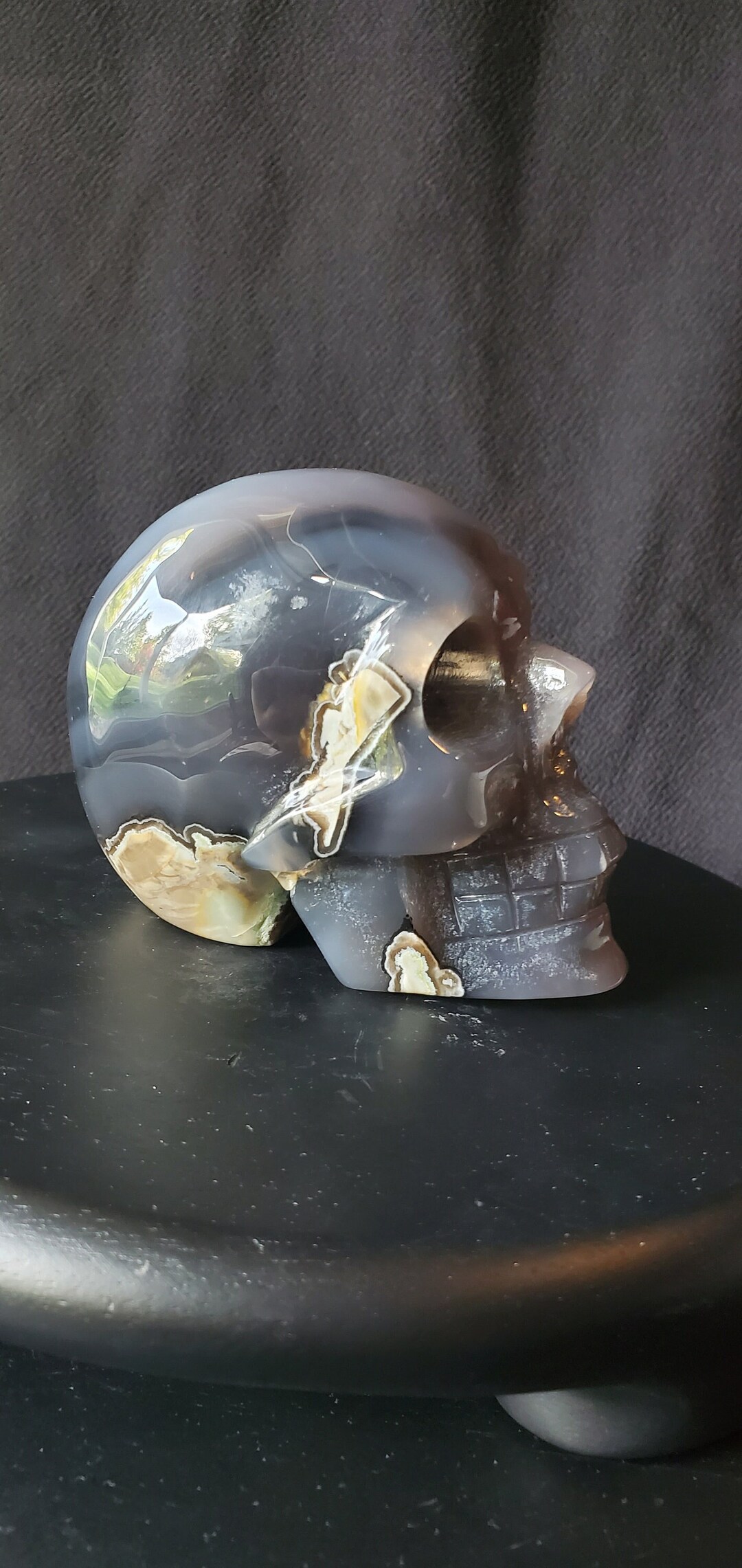 Volcano Agate Skull - Etsy