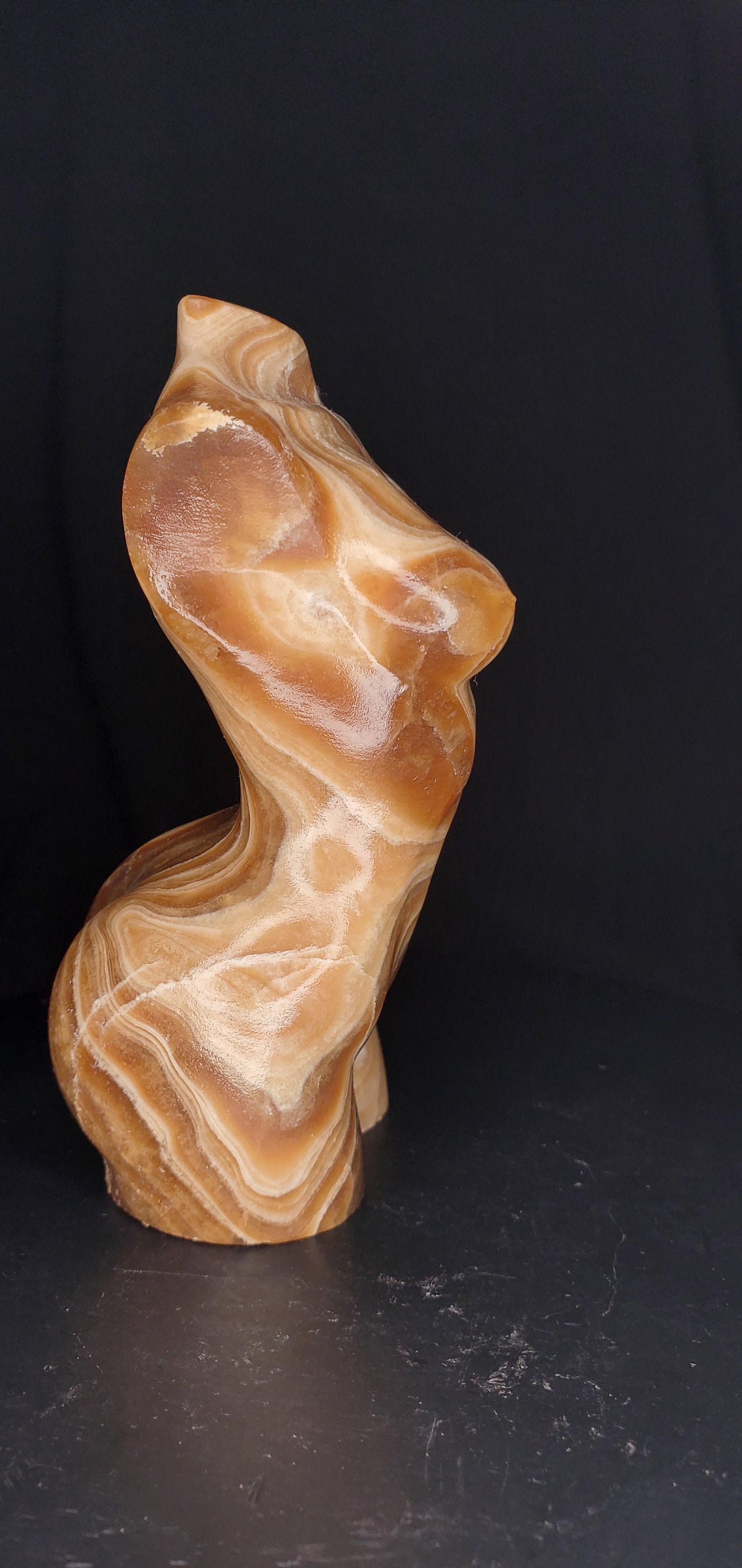 Amber Flower Agate Goddess Body - Etsy