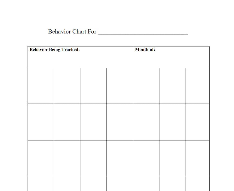 Behavior Chart - Etsy