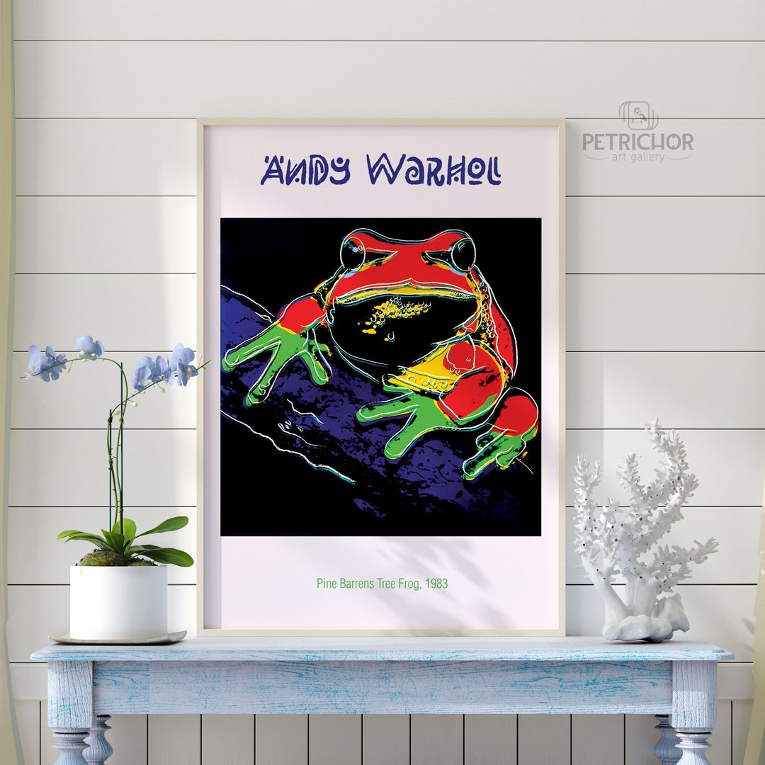 Andy Warhol Art Print Pine Barrens Tree Frog 1983 Home Wall - Etsy