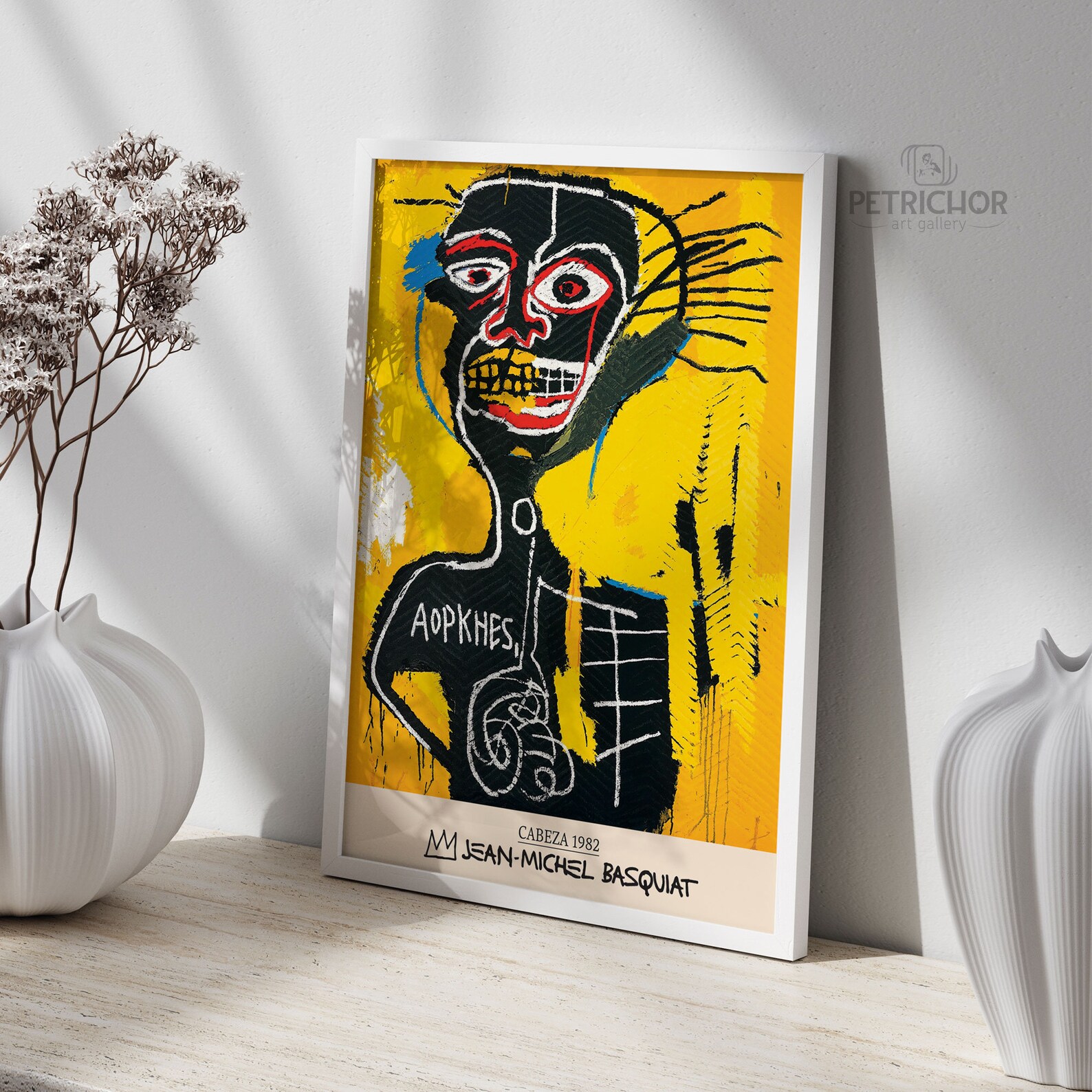 Basquiat Poster Cabeza Basquiat Exhibition Pop Art Print - Etsy