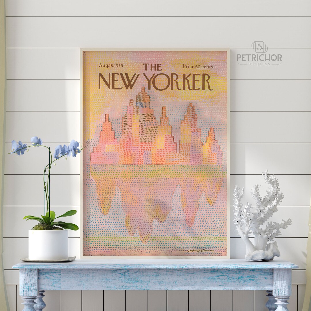 New Yorker Magazine Cover Poster, 5 octobre 1981, Picture College Wall ...