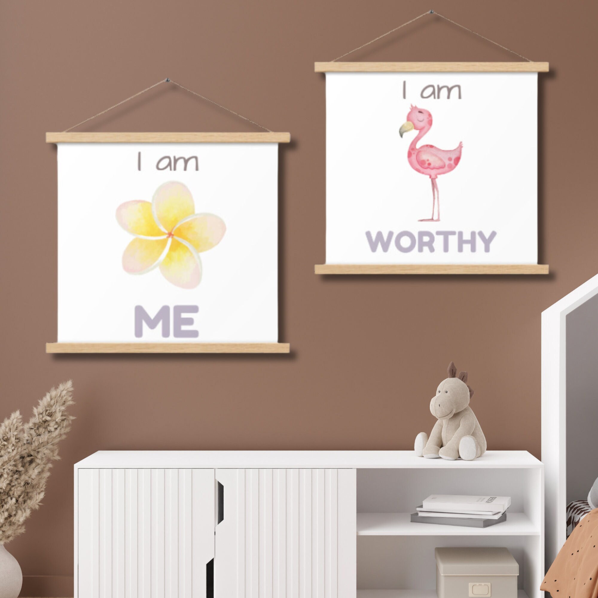 I Am Me Poster for Children's Room, Poster With Hangers, Wall Art ...