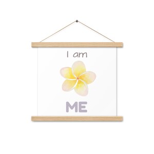 I Am Me Poster for Children's Room, Poster With Hangers, Wall Art ...