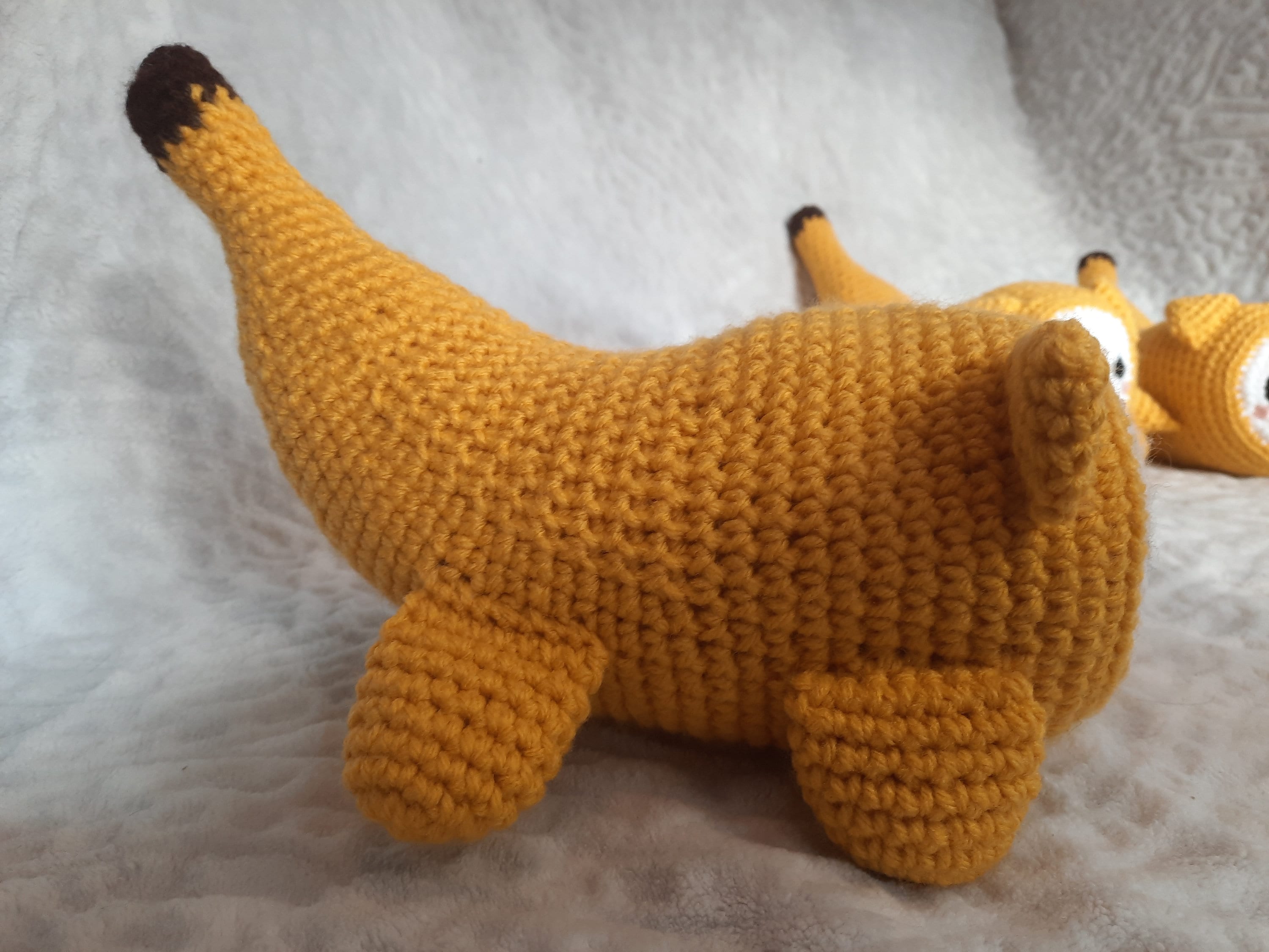 Banana Cat Catnana Fruit Cat Amigurumi Crochet Plush - Etsy