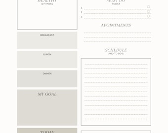 Floral Weekly Planner - Etsy