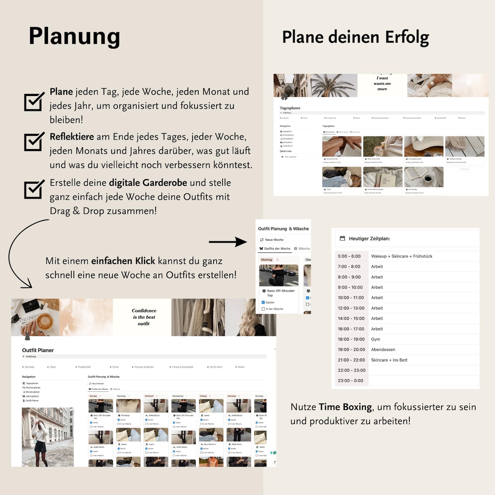 Notion Template German, Notion Life Planner, Notion Dashboard, Vacation ...