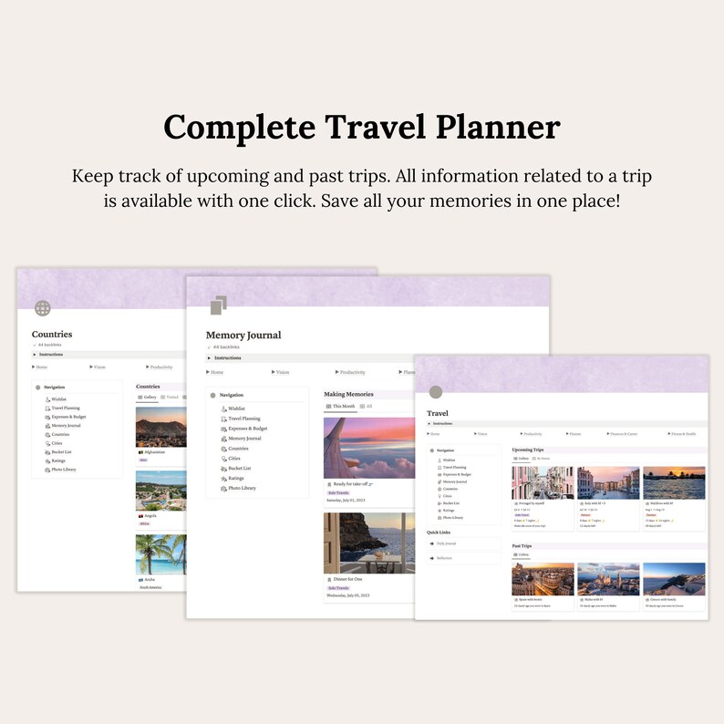 Notion Life Planner, Notion Habit Tracker, Anxiety Journal, Notion ...