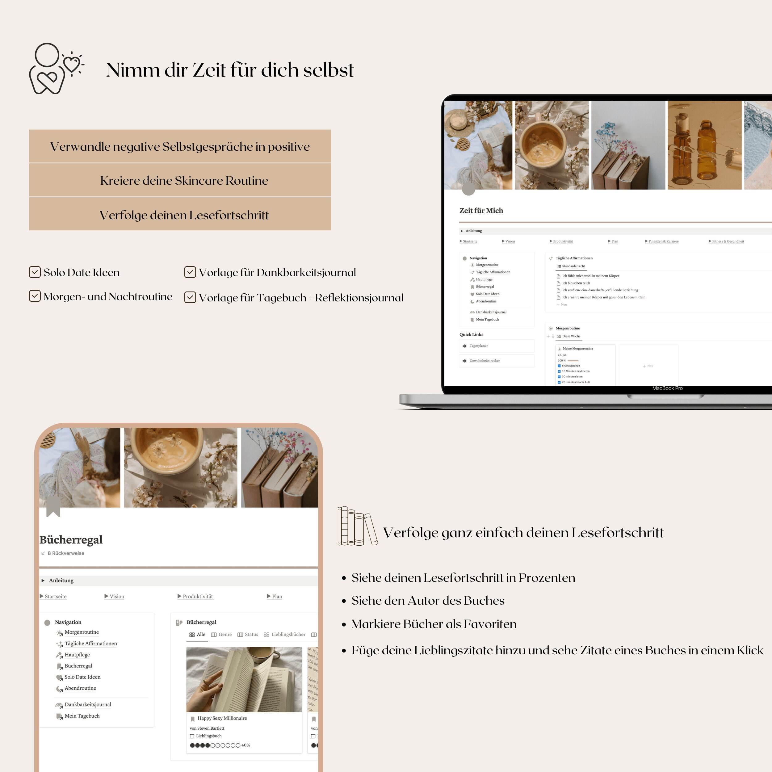 Notion Template German Notion German Notion Habit Tracker - Etsy