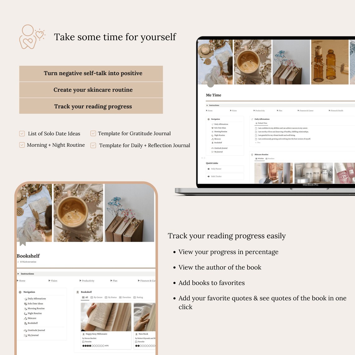 Notion Template Notion Habit Tracker Notion Life Planner - Etsy