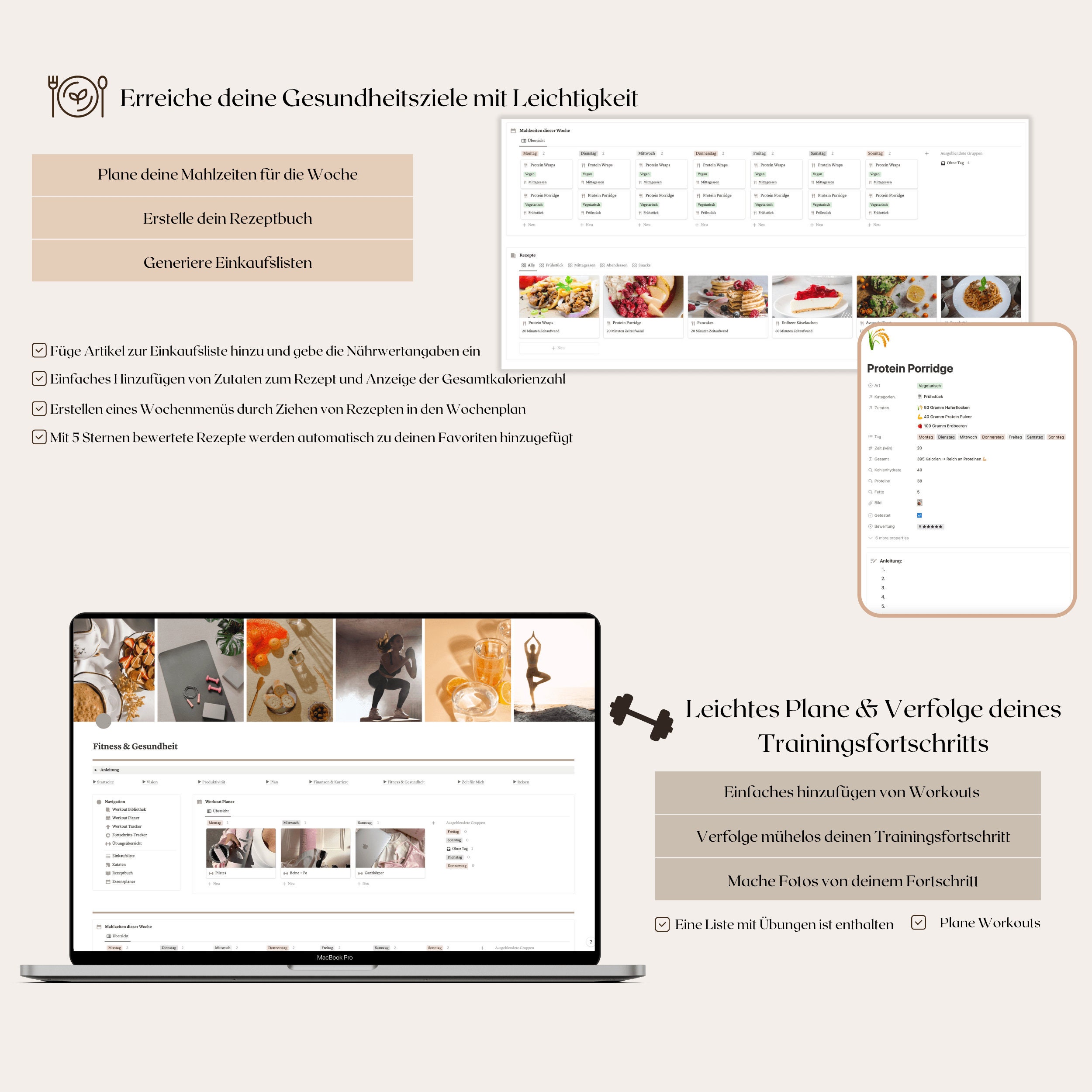 Notion Template German Notion German Notion Habit Tracker - Etsy