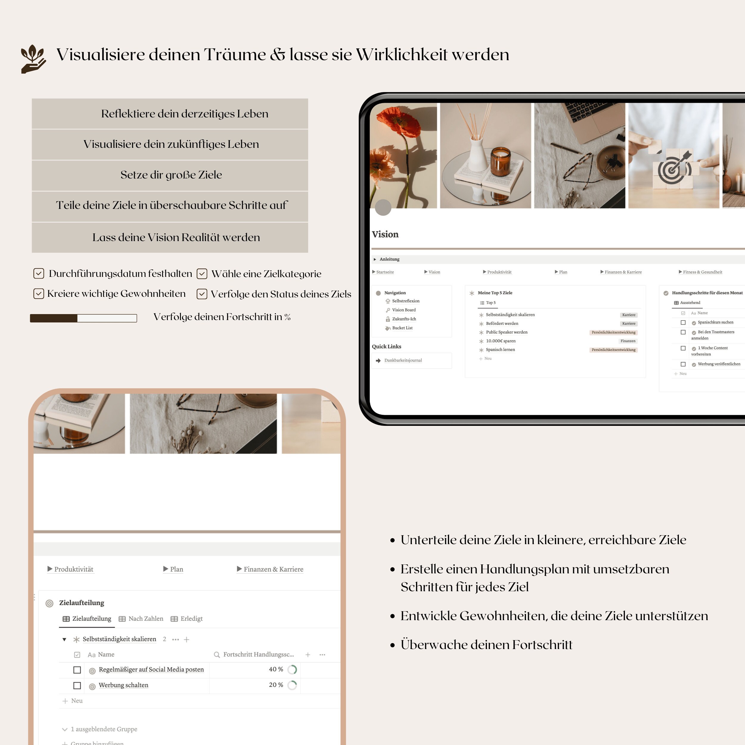 Notion Template German Notion German Notion Habit Tracker - Etsy