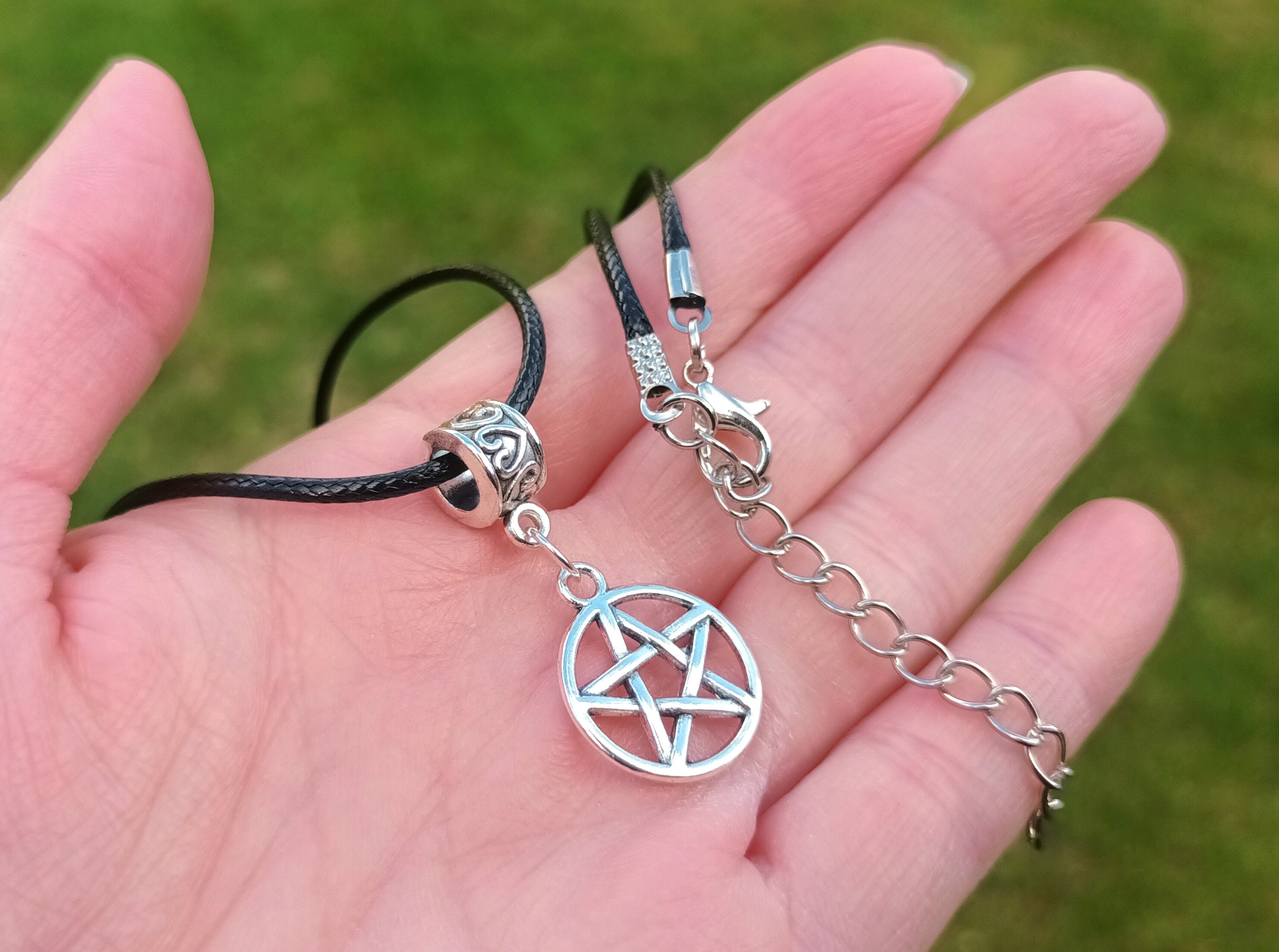 Pentagram Necklace Witch Jewellery Occult Necklace Dark - Etsy