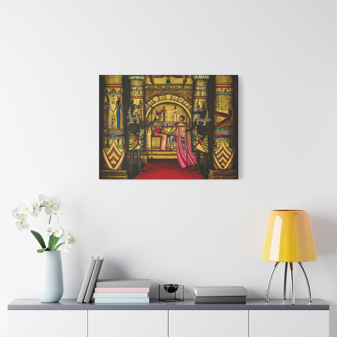 Ancient Egypt Goddess Cleopatra Art by Dorina Svet Print on - Etsy