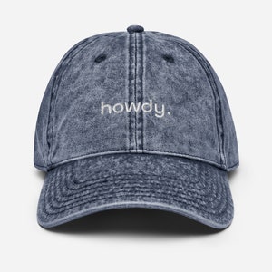 Howdy Hat - Etsy