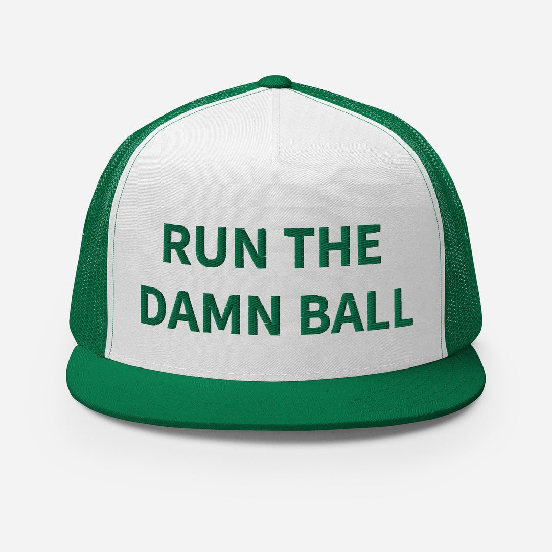Run the Damn Ball Trucker Cap - Etsy