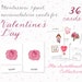 Valentine's Day Montessori-aligned 36 Nomenclature 3 Part Cards, Memory ...