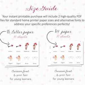 Valentine's Day Montessori-aligned 36 Nomenclature 3 Part Cards, Memory ...