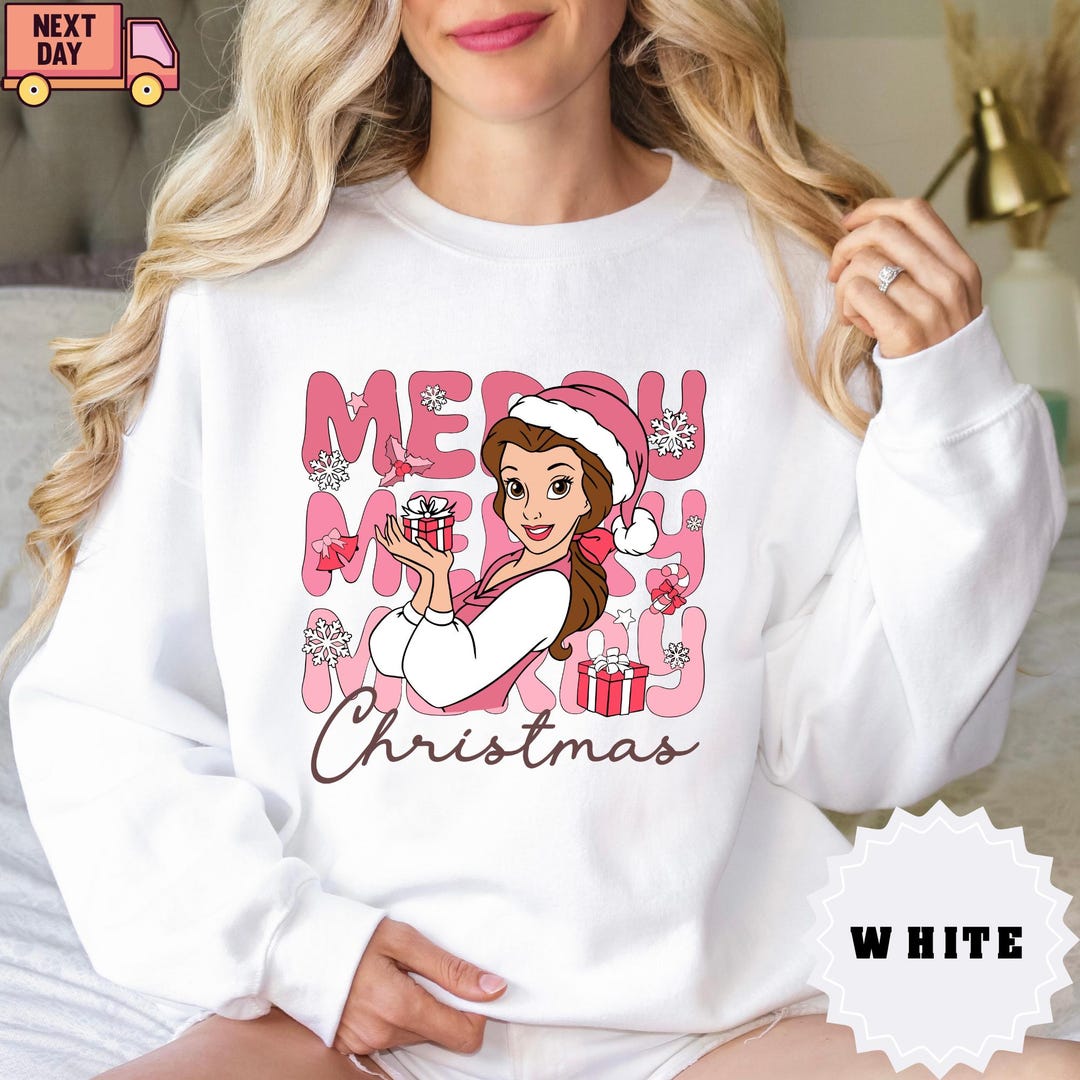 Disney Princess Christmas Shirt,besties Christmas Matching Shirt ...