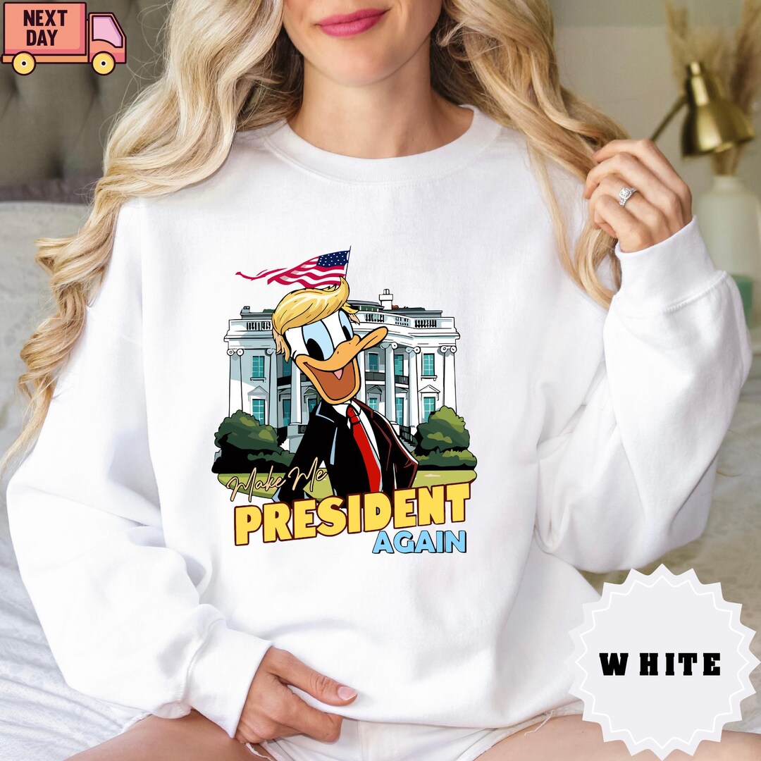 Donald Duck President Again Shirt, President Election 2024 Shirt ...