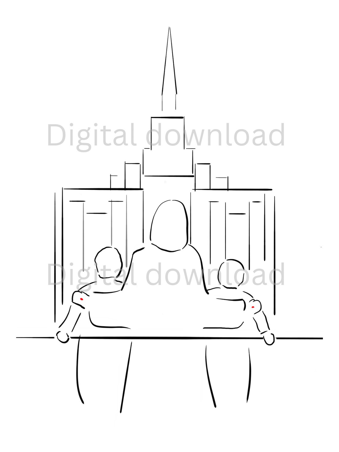 The Covenant Path. Jesus, Children,iron Rod, and Temple. Baptism ...