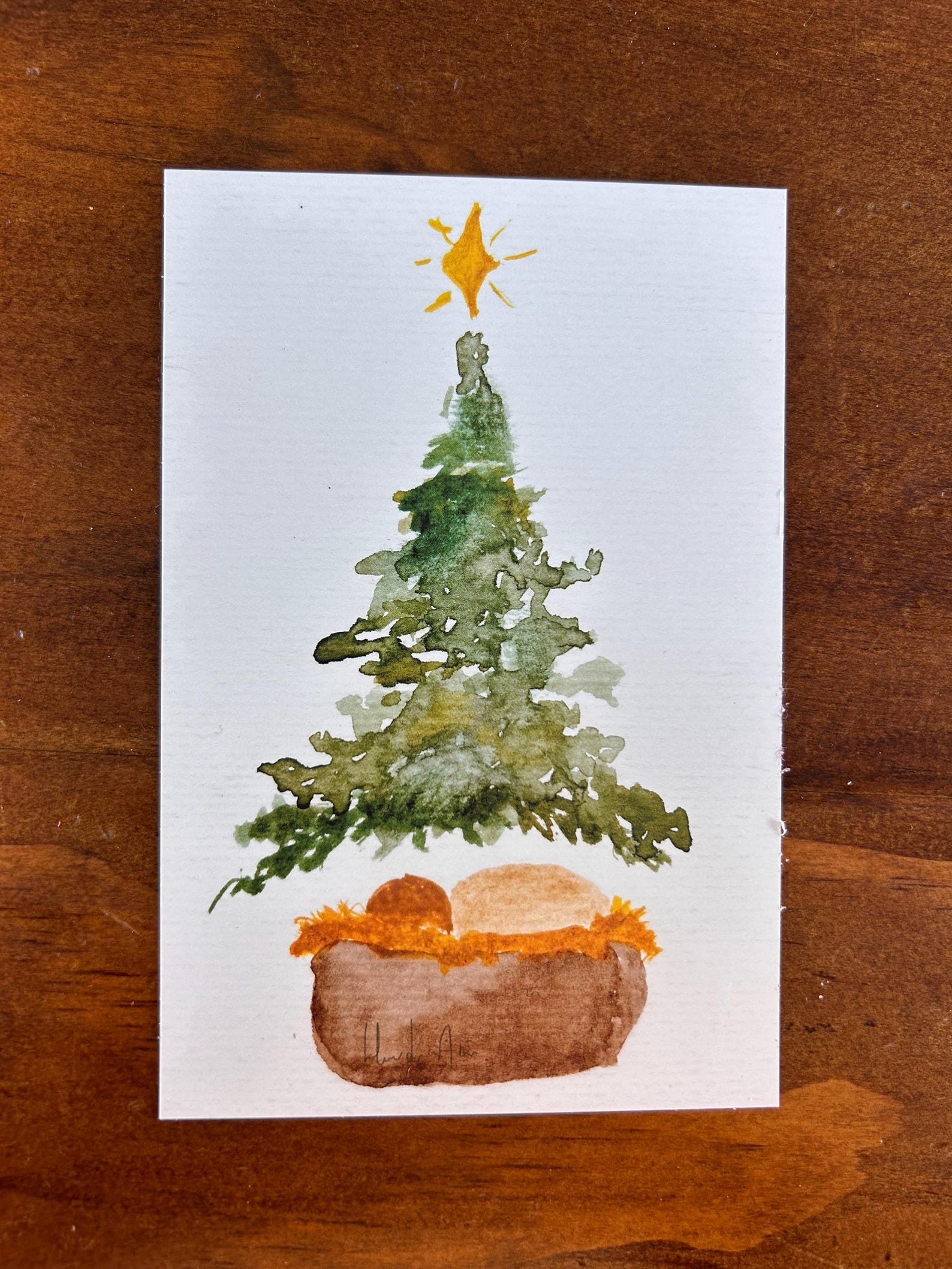 20 Watercolor Christmas Nativity Prints: Religious Christian Cards ...