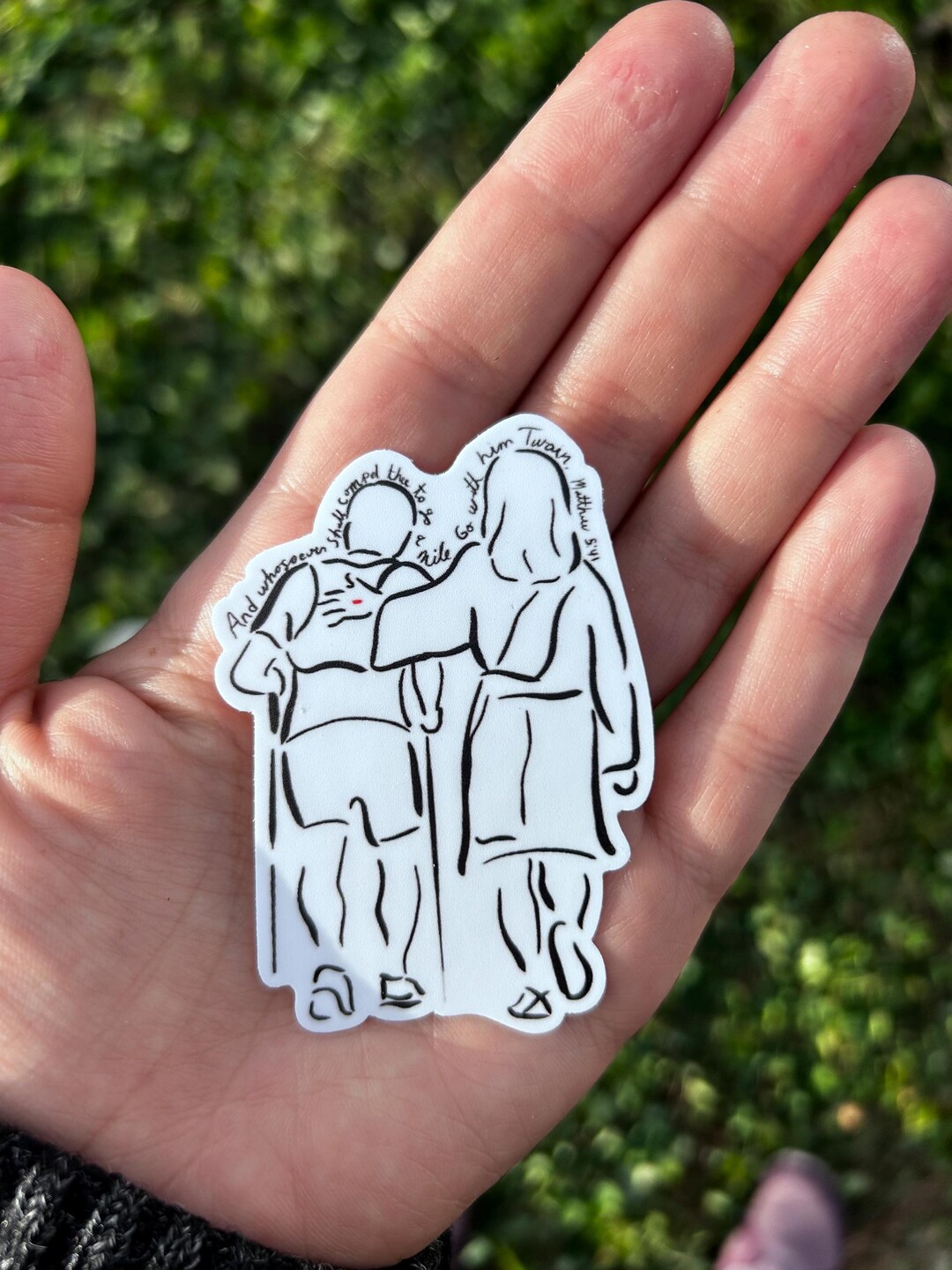 Walk With Jesus Runner Sticker Pack: Christian Marathon Gift (5-pack ...