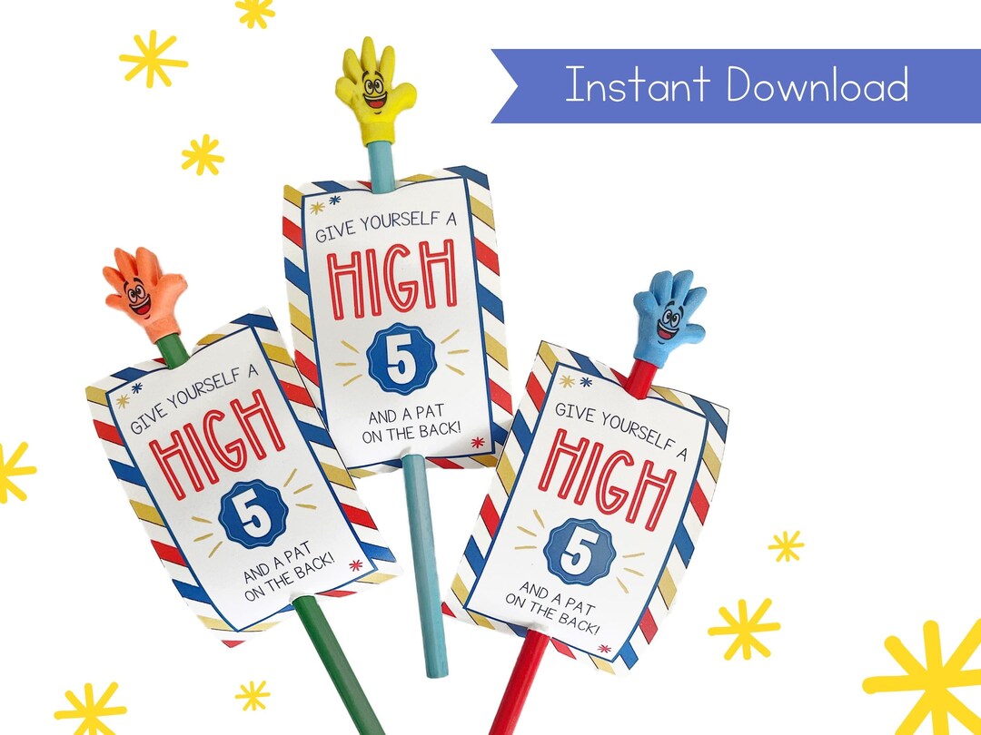 Student Incentive Pencil Topper, Good Job Printable, Elementary Gifts ...