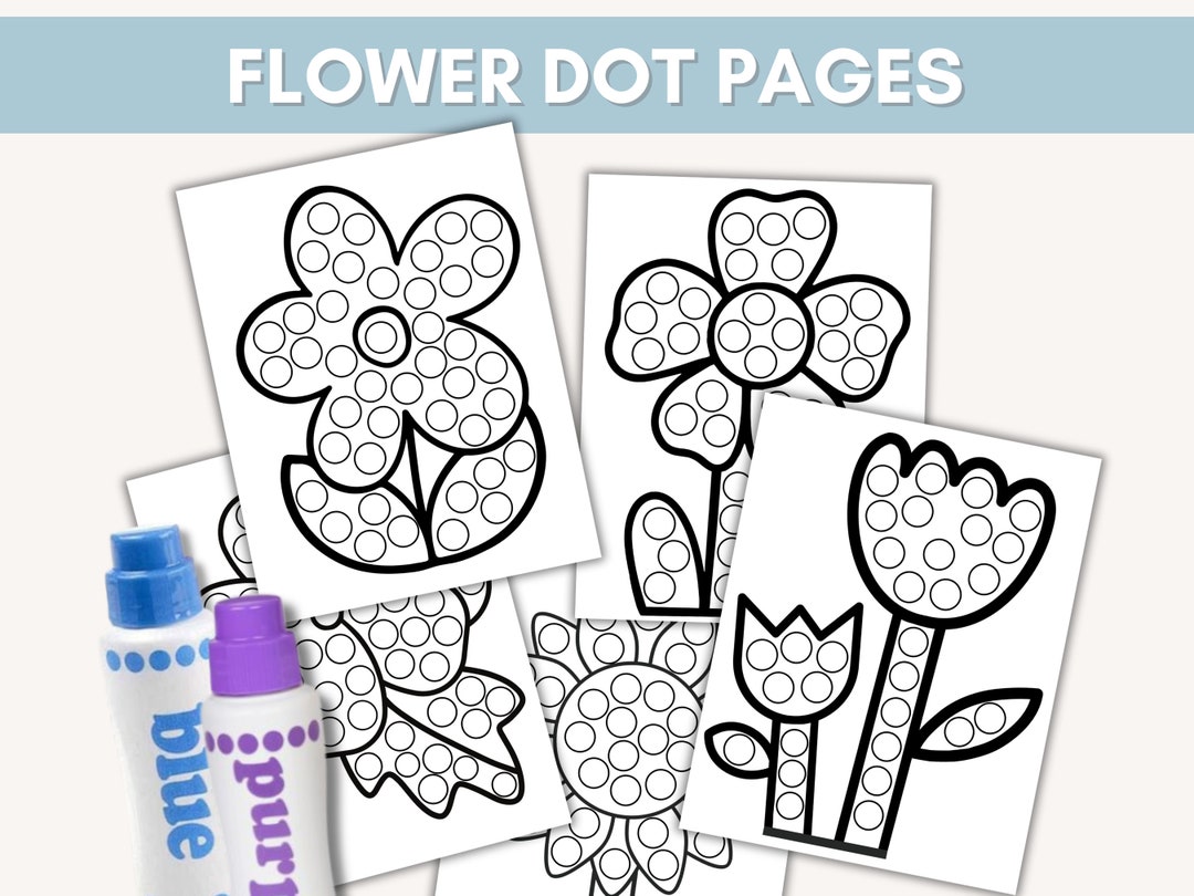Do a Dot Printables, Dot Marker Pages, Dot Coloring Page, Dot a Dot ...