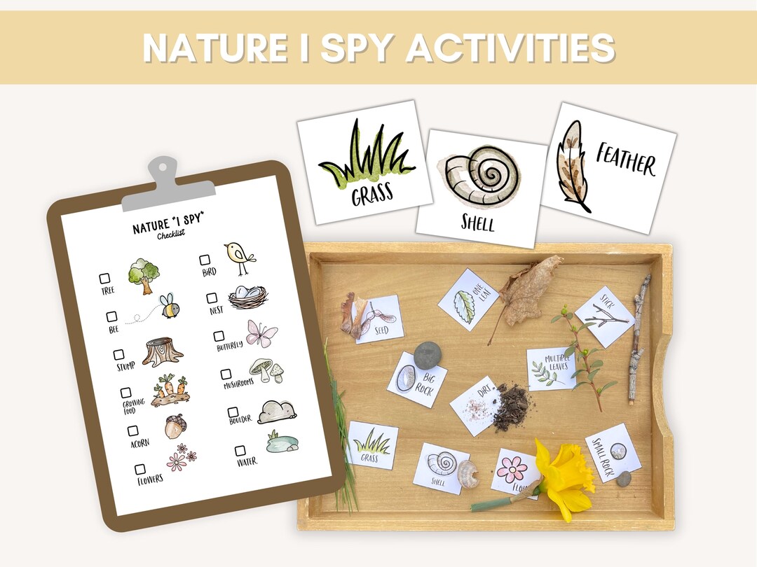 Seek and Find Downloadable I Spy, Montessori Daily Homeschool Activity ...