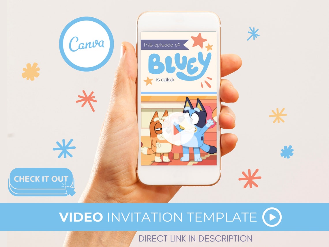 Bluey Birthday Welcome Sign, Bluey Birthday Decorations, Bluey Theme ...