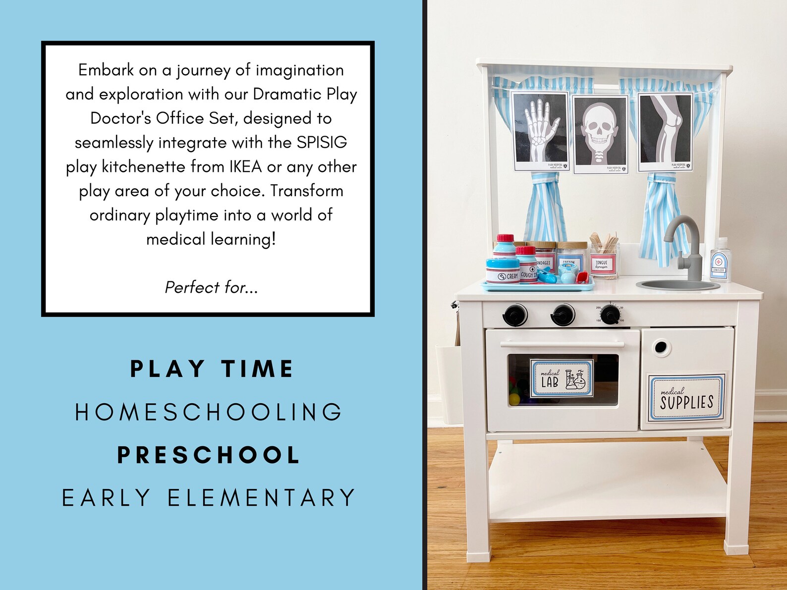 Dramatic Play Printables, Doctor Dramatic Play Set, Instant Download ...