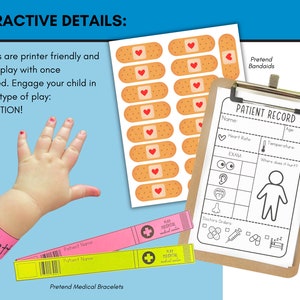 Dramatic Play Printables, Doctor Dramatic Play Set, Instant Download ...