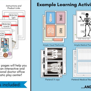 Dramatic Play Printables, Doctor Dramatic Play Set, Instant Download ...