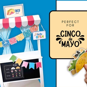 Cinco De Mayo, Dramatic Play Printables, Taco Stand Dramatic Play ...