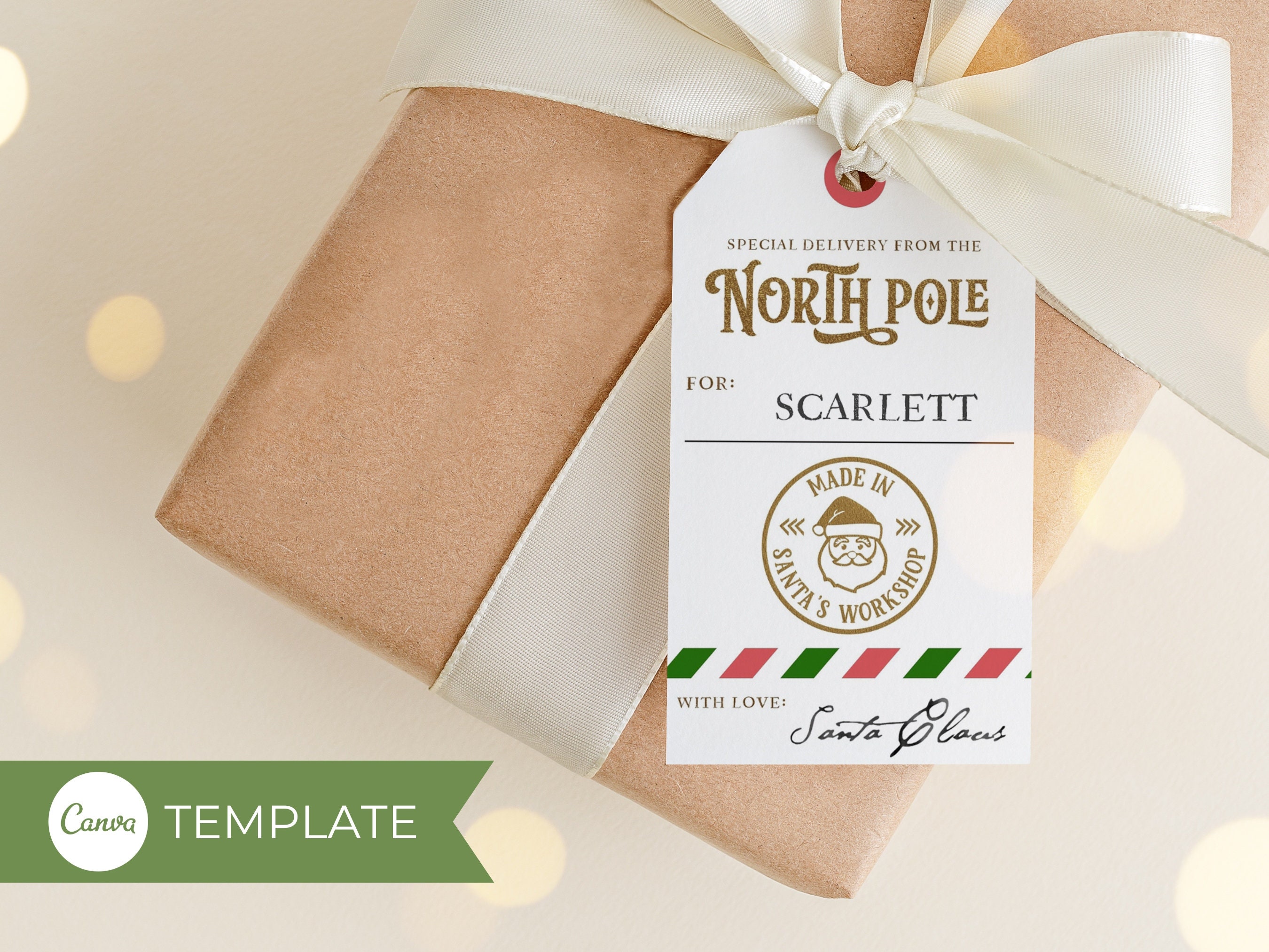 To and From Santa Tags Personalized Santa Tags Santa Tags - Etsy UK